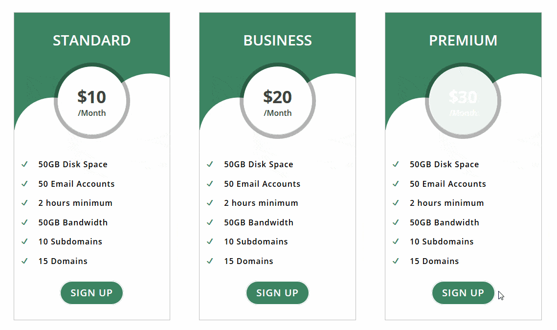 Divi Pricing Tables Layouts Pack | Divi-Childthemes.com