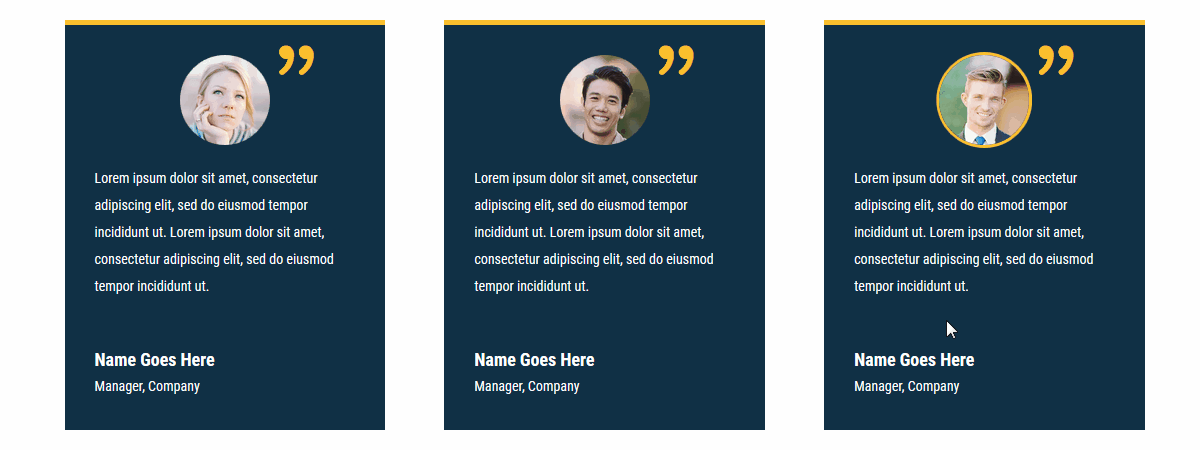 Divi Testimonials Module Layouts Pack | Divi-Childthemes.com