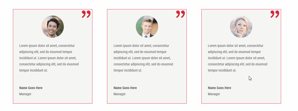 Divi Testimonials Module Layouts Pack | Divi-Childthemes.com