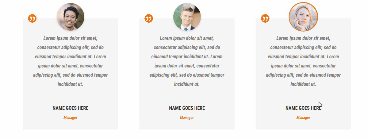 Divi Testimonials Module Layouts Pack | Divi-Childthemes.com