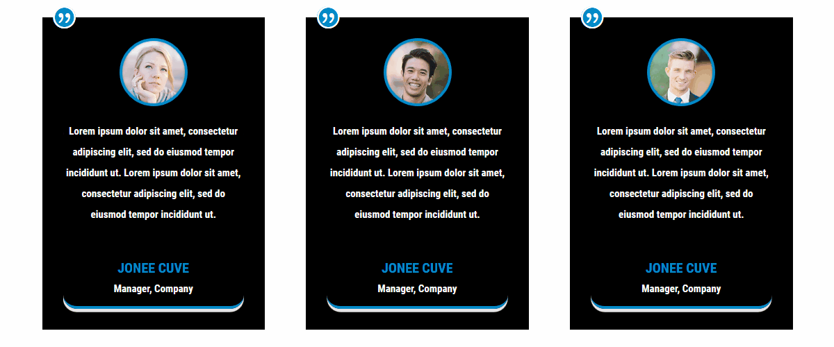 Divi Testimonials Module Layouts Pack | Divi-Childthemes.com
