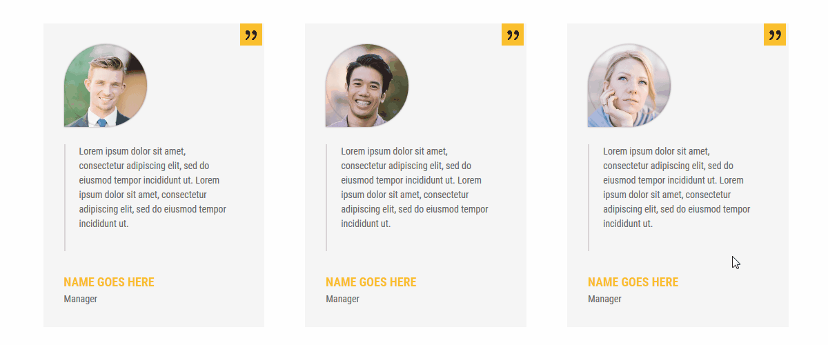 Divi Testimonials Module Layouts Pack | Divi-Childthemes.com