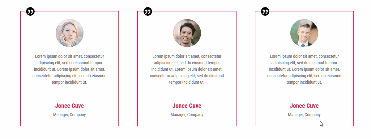 Divi Testimonials Module Layouts Pack | Divi-Childthemes.com