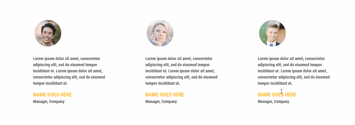 Divi Testimonials Module Layouts Pack | Divi-Childthemes.com