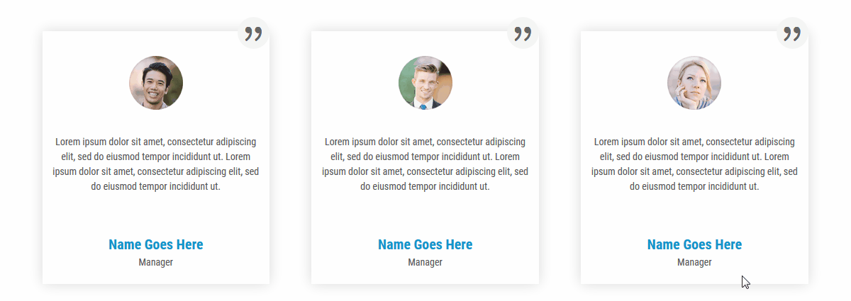 Divi Testimonials Module Layouts Pack | Divi-Childthemes.com