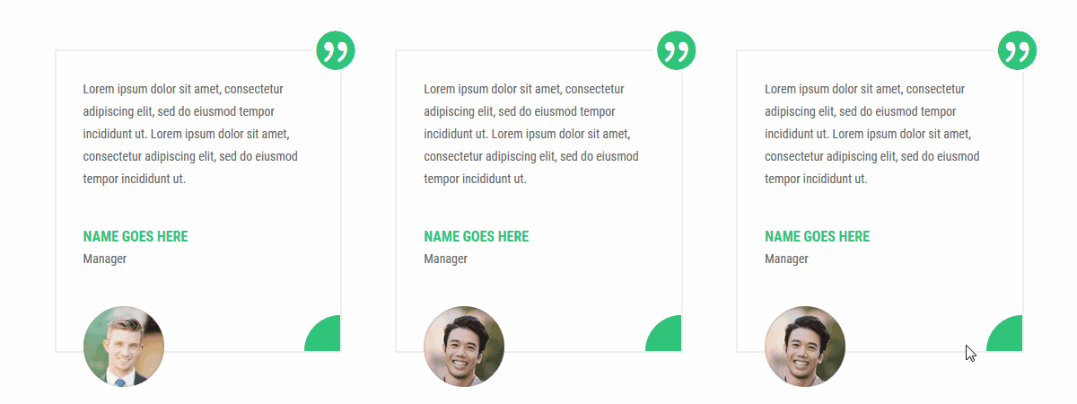 Divi Testimonials Module Layouts Pack | Divi-Childthemes.com